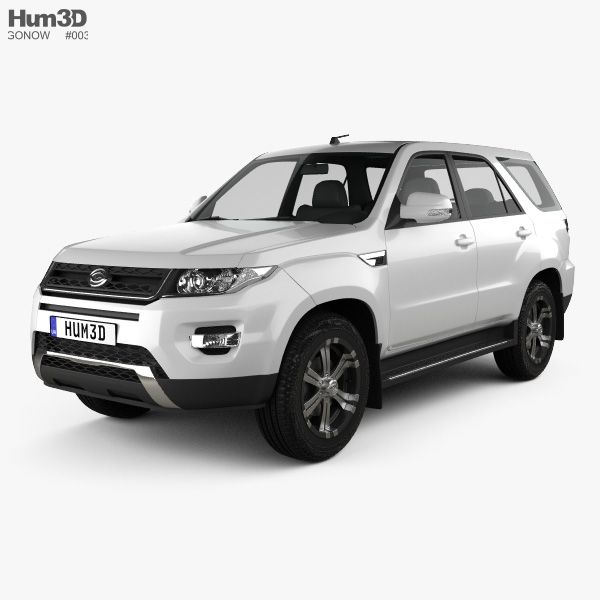 Gonow Crossover SUV 3D Models for Download - 3DModels.org