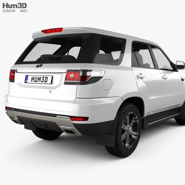 Gonow GX6 2017 3D model - Download Crossover SUV on 3DModels.org