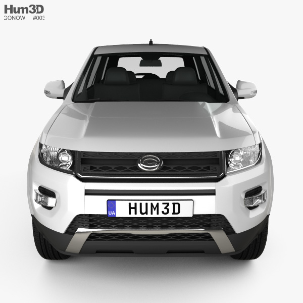 Gonow GX6 2017 3D model - Download Crossover SUV on 3DModels.org