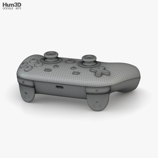 Google Stadia Controller 3D model - Download Game Console on 3DModels.org