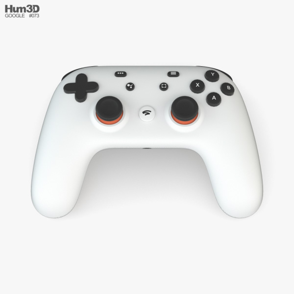 Google Stadia Controller 3D model - Download Game Console on 3DModels.org