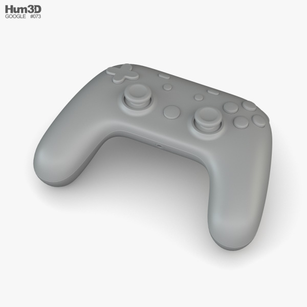 Google Stadia Controller 3D model - Download Game Console on 3DModels.org