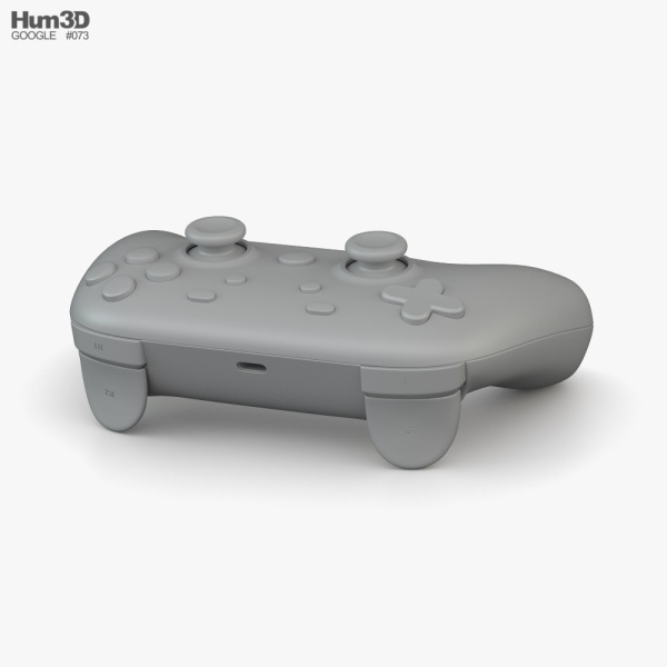 Google Stadia Controller 3D model - Download Game Console on 3DModels.org