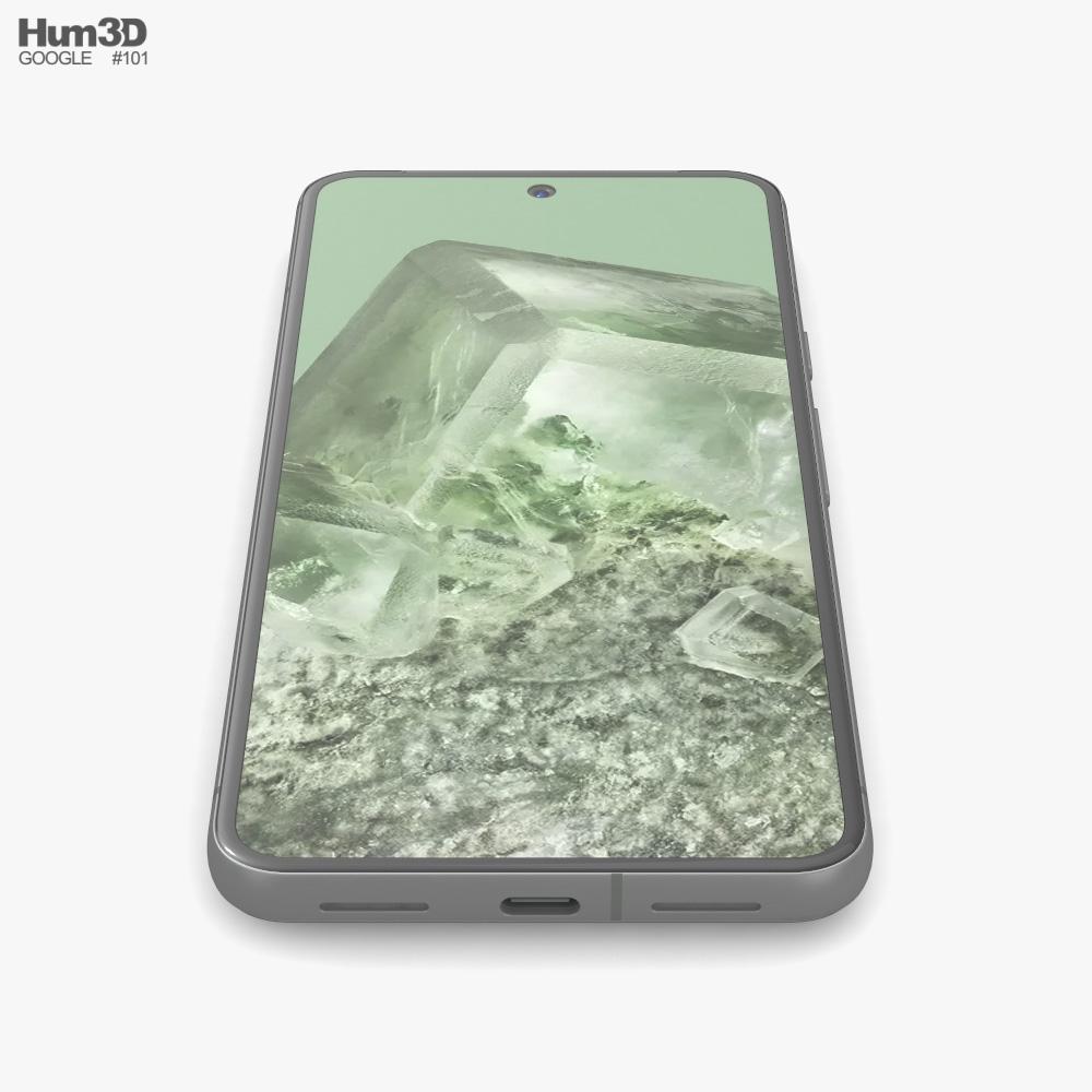 Google Pixel 8 Hazel 3D model - Download Phones on 3DModels.org