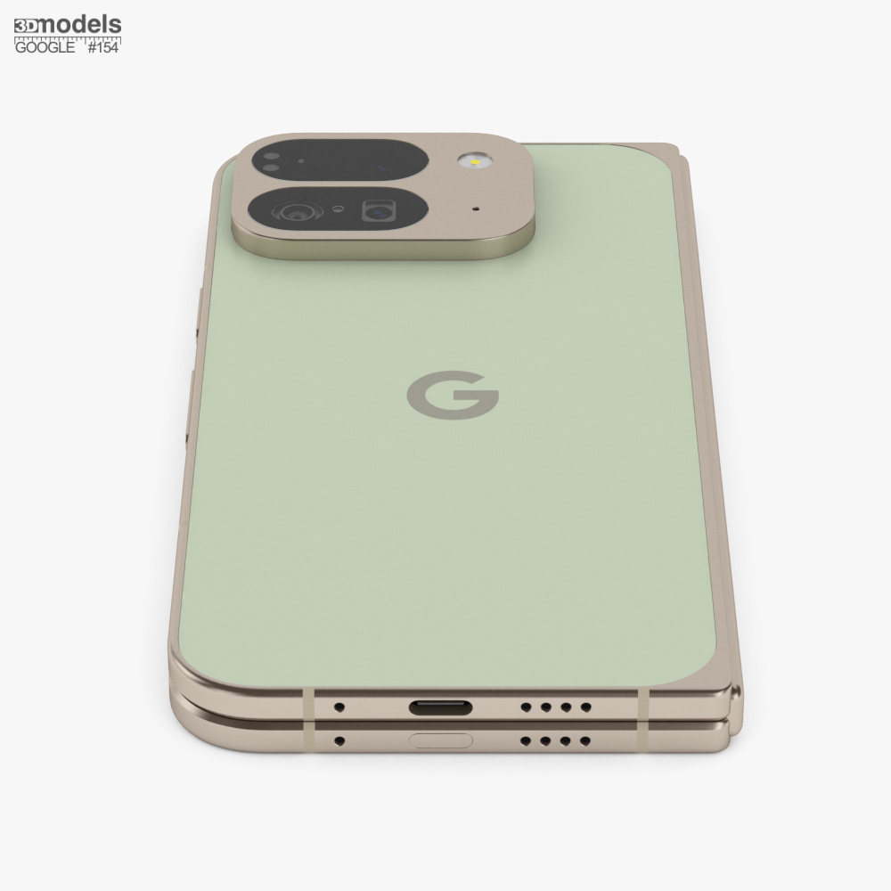 Google Pixel 10 Pro Fold Jade 3D model - Download Phones on 3DModels.org