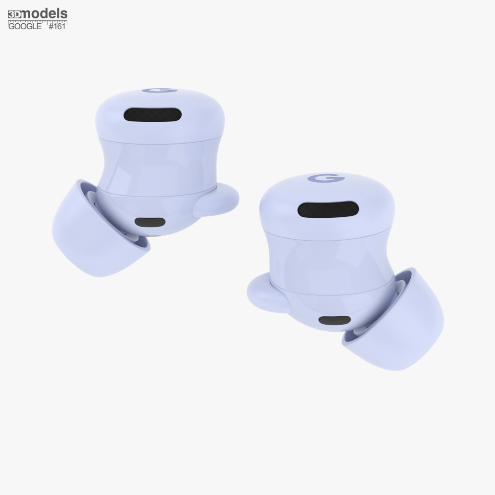 Google Pixel Buds 2a Iris 3D model - Download Audio Devices on 3DModels.org