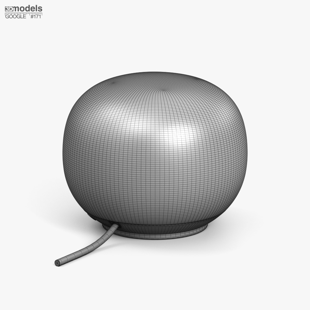 Google Home Speaker Hazel 3D model - Download Electronic Accessories on ...