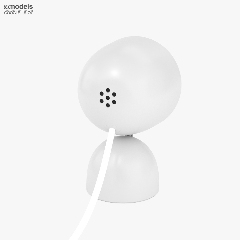 Google Nest Cam Indoor Wired 3rd Gen Snow Modelo 3D - Descargar ...