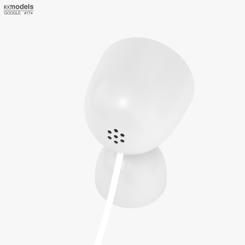 Google Nest Cam Indoor (wired, 3rd gen) Snow 3D model - Download ...