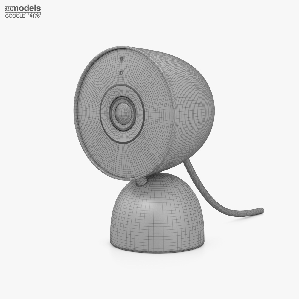 Google Nest Cam Indoor (wired, 3rd gen) Hazel 3D model - Download ...