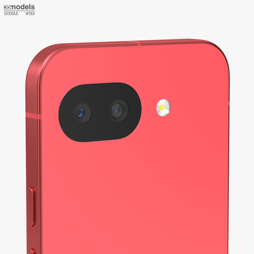 预发布 Google Pixel 10a Berry 3D模型 - 下载 智能手机 on 3DModels.org