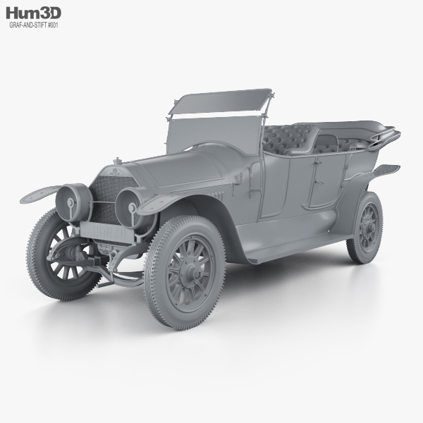 Graf & Stift Double Phaeton 1911 Modelo 3D - Descargar Sedan on ...