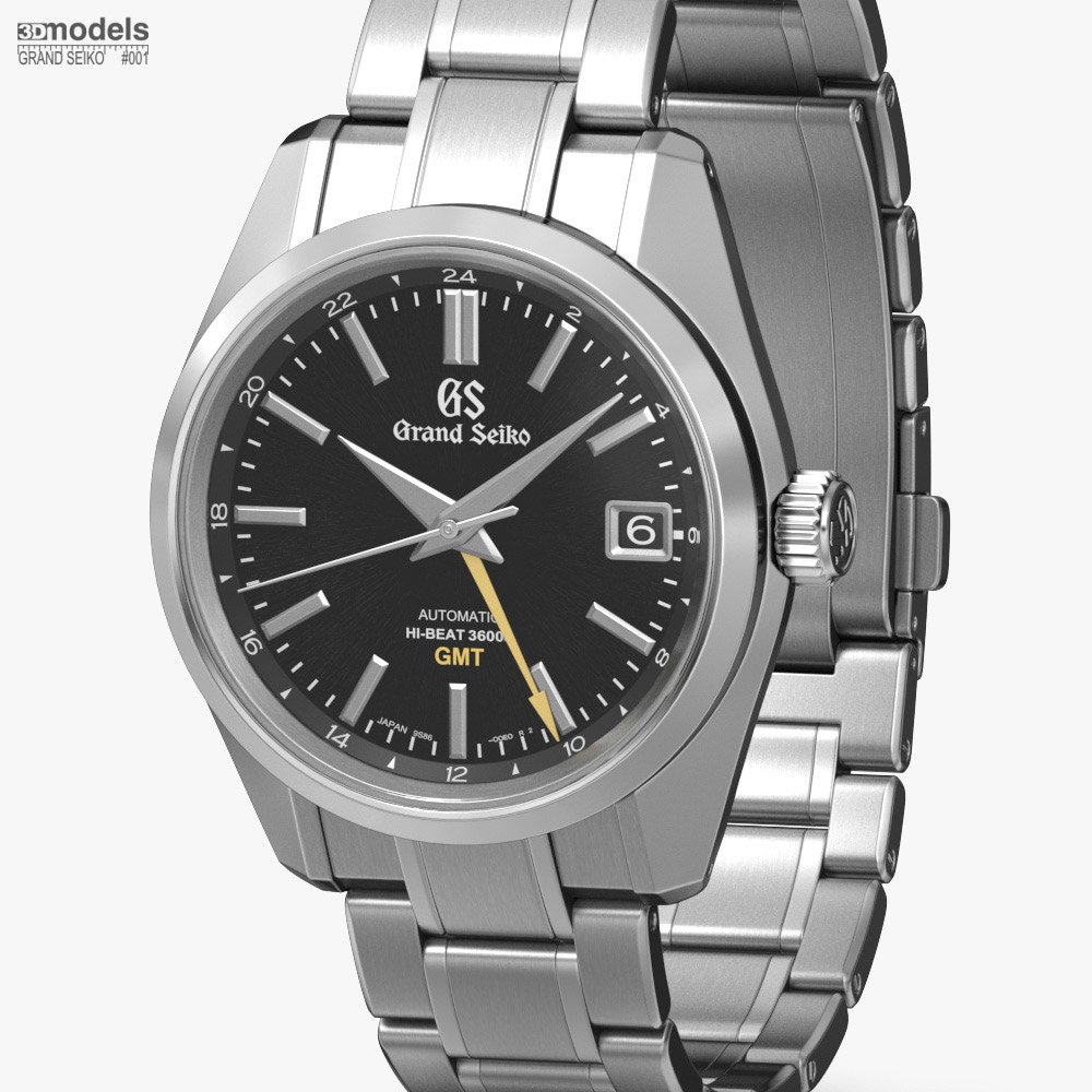 Grand Seiko Heritage Collection SBGJ265 3D model - Download Watches on ...