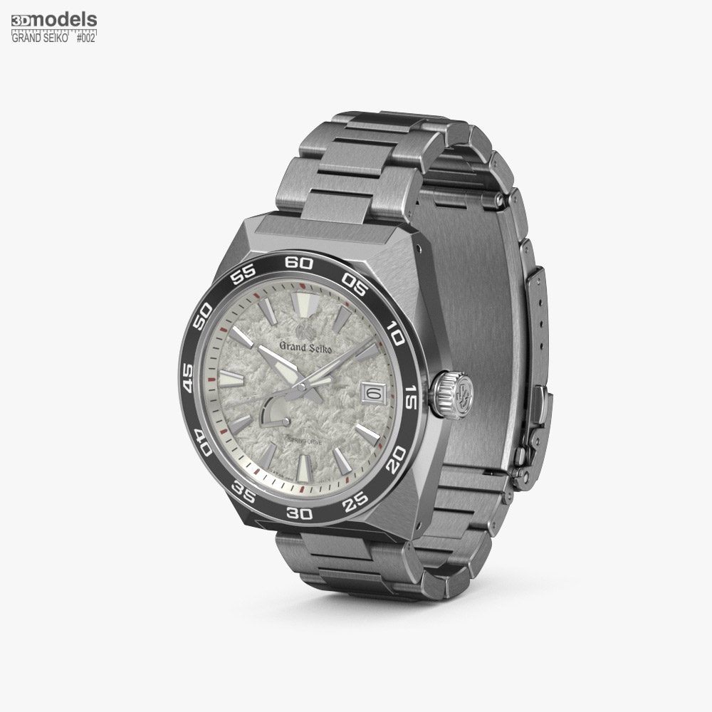 Grand Seiko Sport Collection 3D model - Download Watches on 3DModels.org