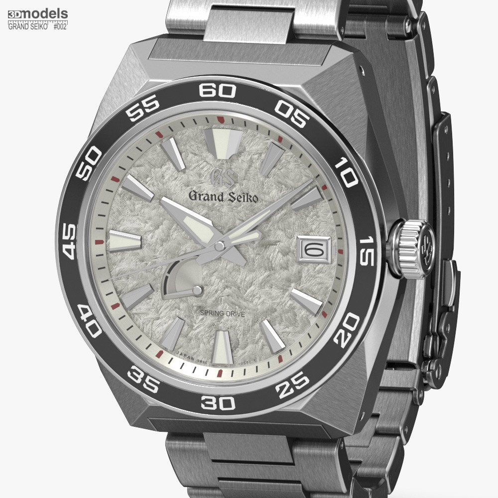 Grand Seiko Sport Collection 3D model - Download Watches on 3DModels.org