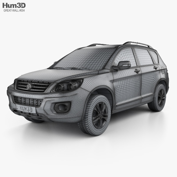 Great Wall Hover (Haval) H6 2016 3D model - Download Crossover SUV on ...