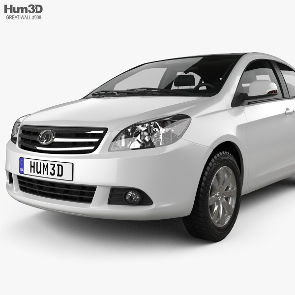 Great Wall Voleex C30 2014 3D model - Download Sedan on 3DModels.org