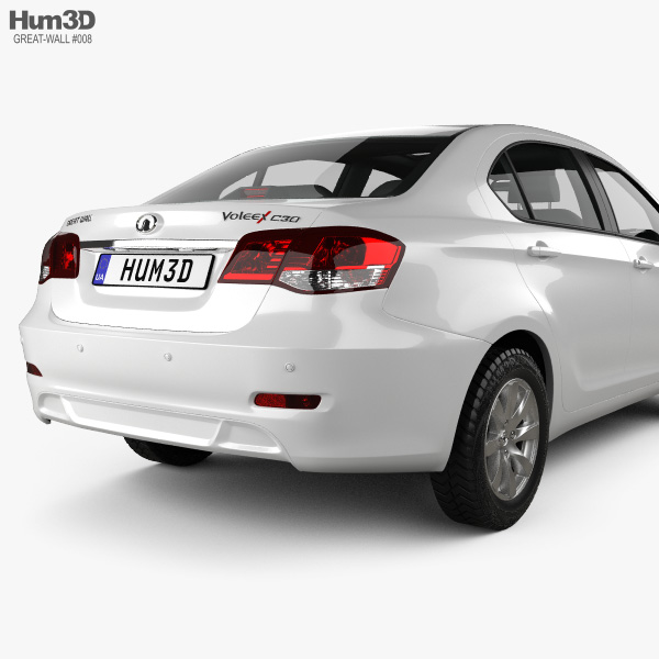 Great Wall Voleex C30 2014 3D model - Download Sedan on 3DModels.org