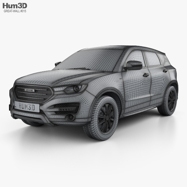 Great Wall Haval H7 2017 3D model - Download Crossover SUV on 3DModels.org