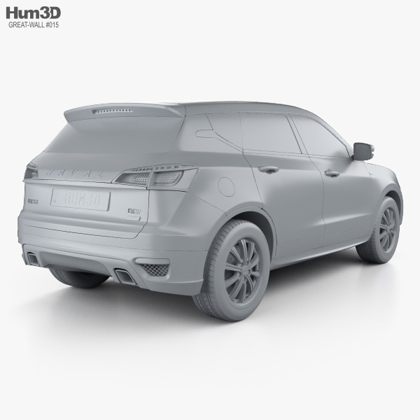 Great Wall Haval H7 2017 3D model - Download Crossover SUV on 3DModels.org