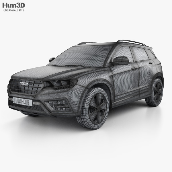 Great Wall Haval H6 2017 3D model - Download Crossover SUV on 3DModels.org