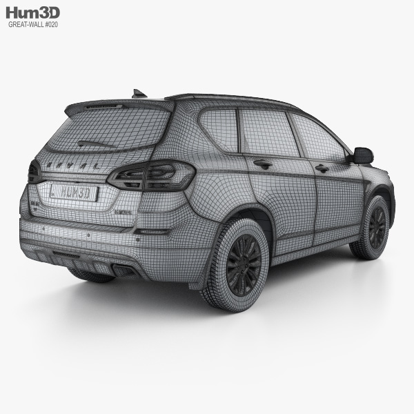 Great Wall Haval H6 2021 3D model - Download Crossover SUV on 3DModels.org