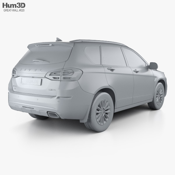 Great Wall Haval H6 2021 3D model - Download Crossover SUV on 3DModels.org