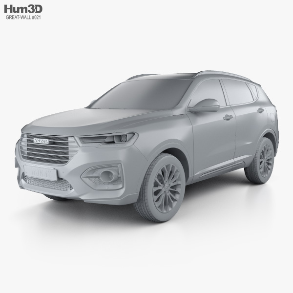 Great Wall Haval H6 2021 3D model - Download Crossover SUV on 3DModels.org