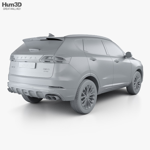 Great Wall Haval H6 2021 3D model - Download Crossover SUV on 3DModels.org