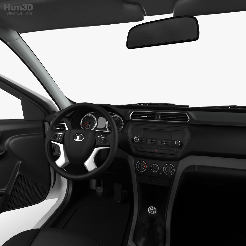 Great Wall Fengjun 5 with HQ interior 2024 3D model - Download Pickup ...