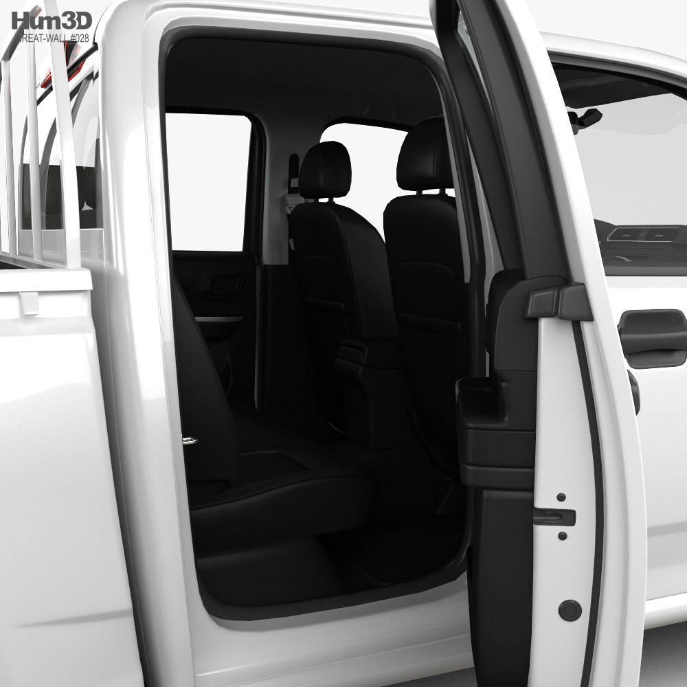 Great Wall Fengjun 5 with HQ interior 2024 3D model - Download Pickup ...