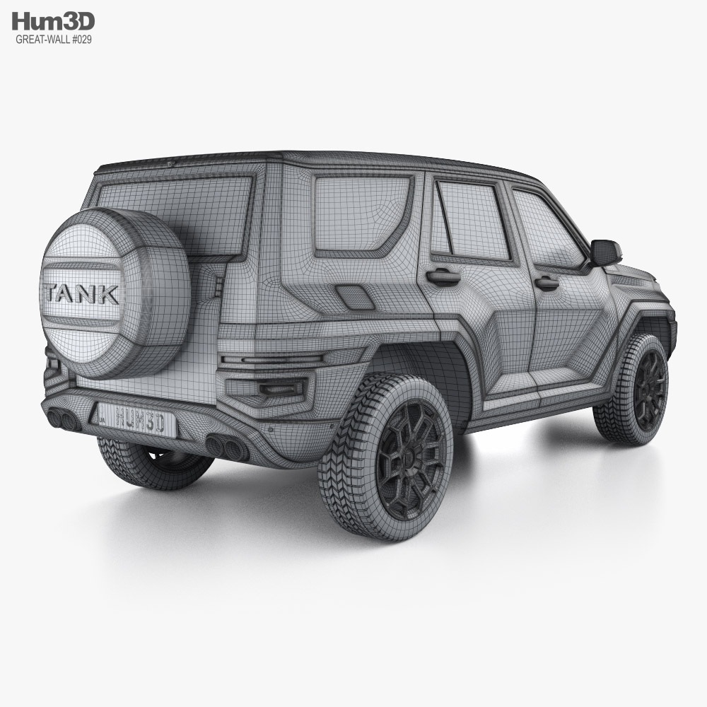 长城坦克700 2025 3D模型 - 下载 Crossover SUV 开启 3DModels.org