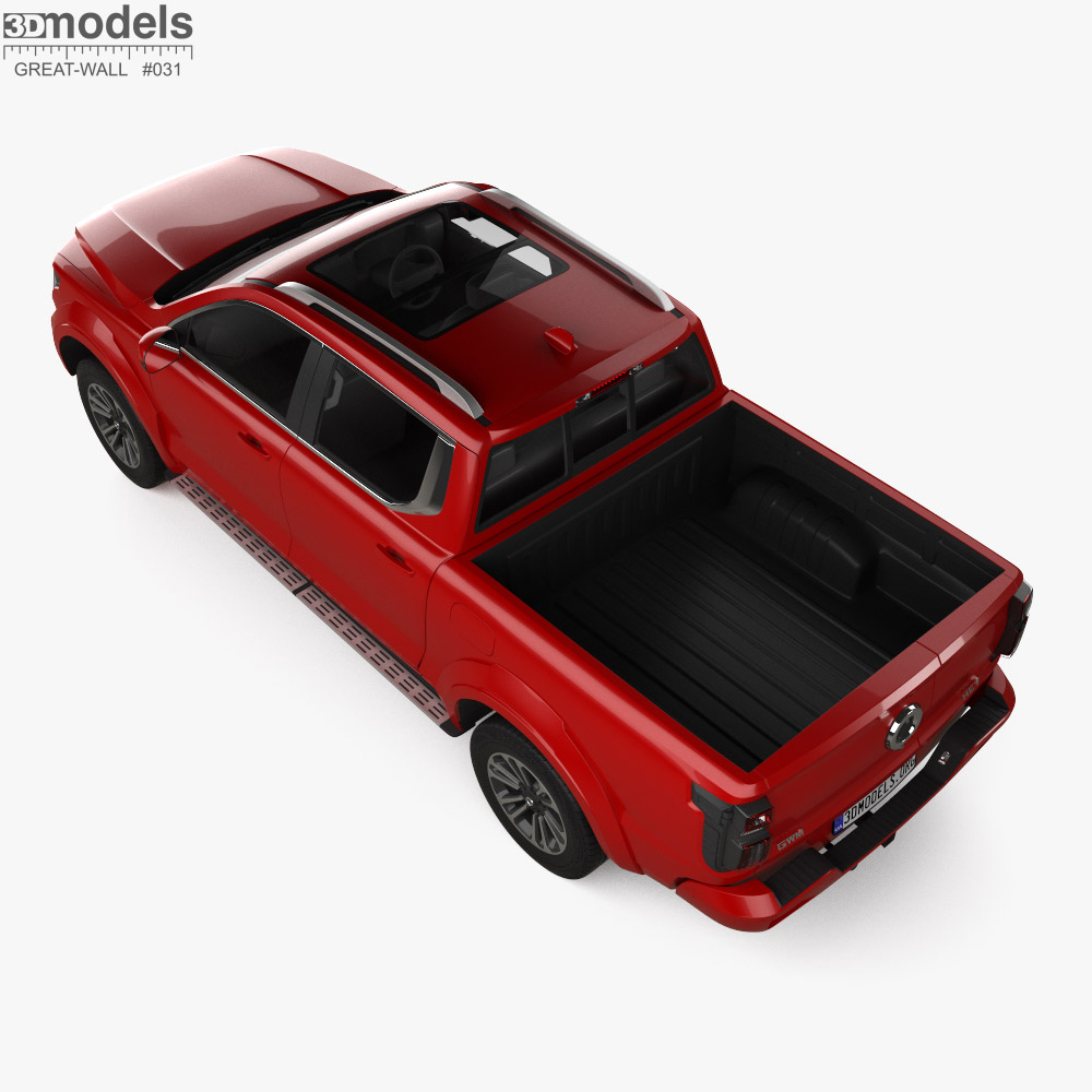 Great Wall P-series P500 Double Cab 2025 3D model - Download Pickup on ...