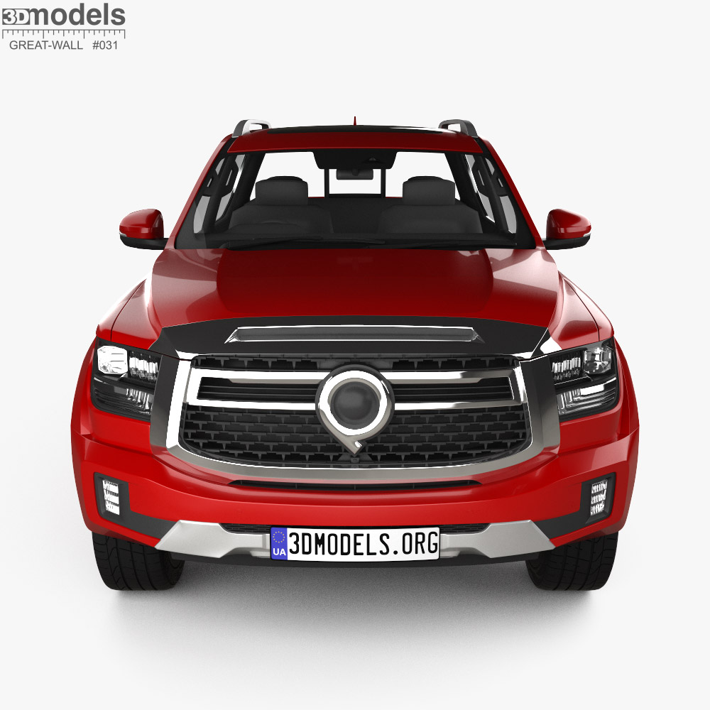 Great Wall P-series P500 Double Cab 2025 3D model - Download Pickup on ...