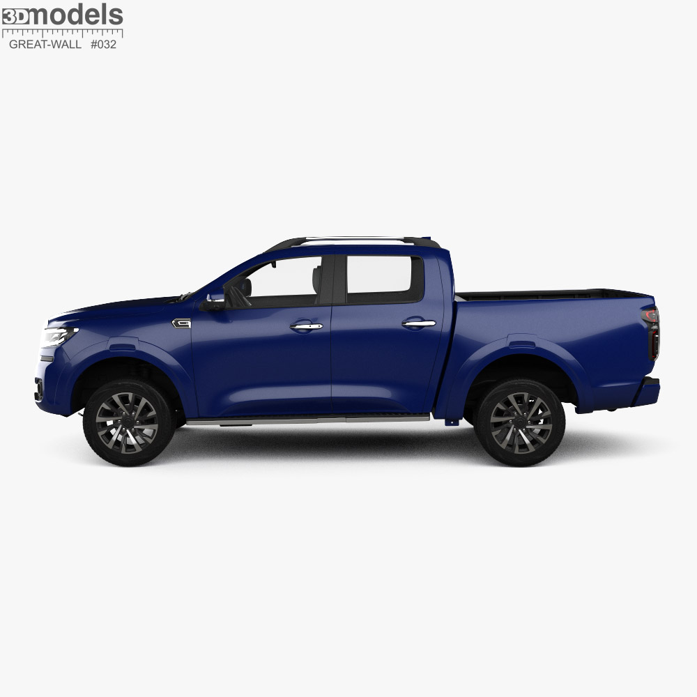 Great Wall P-series P300 Double Cab 2025 3D model - Download Pickup on ...