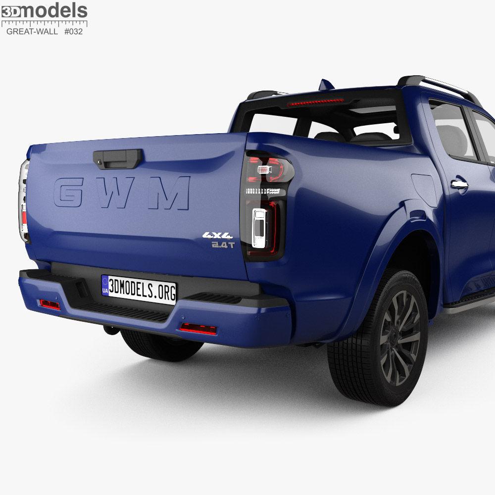 Great Wall P-series P300 Double Cab 2025 3D model - Download Pickup on ...