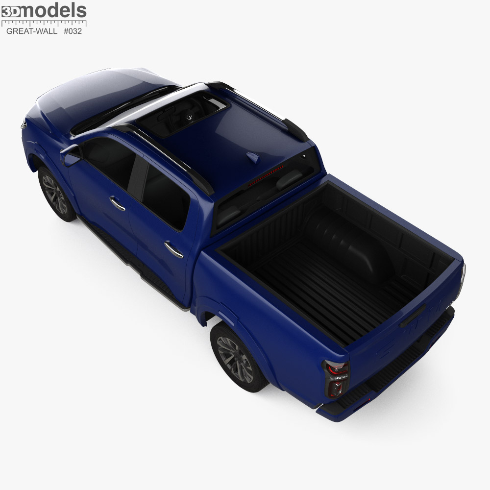 Great Wall P-series P300 Double Cab 2025 3D model - Download Pickup on ...