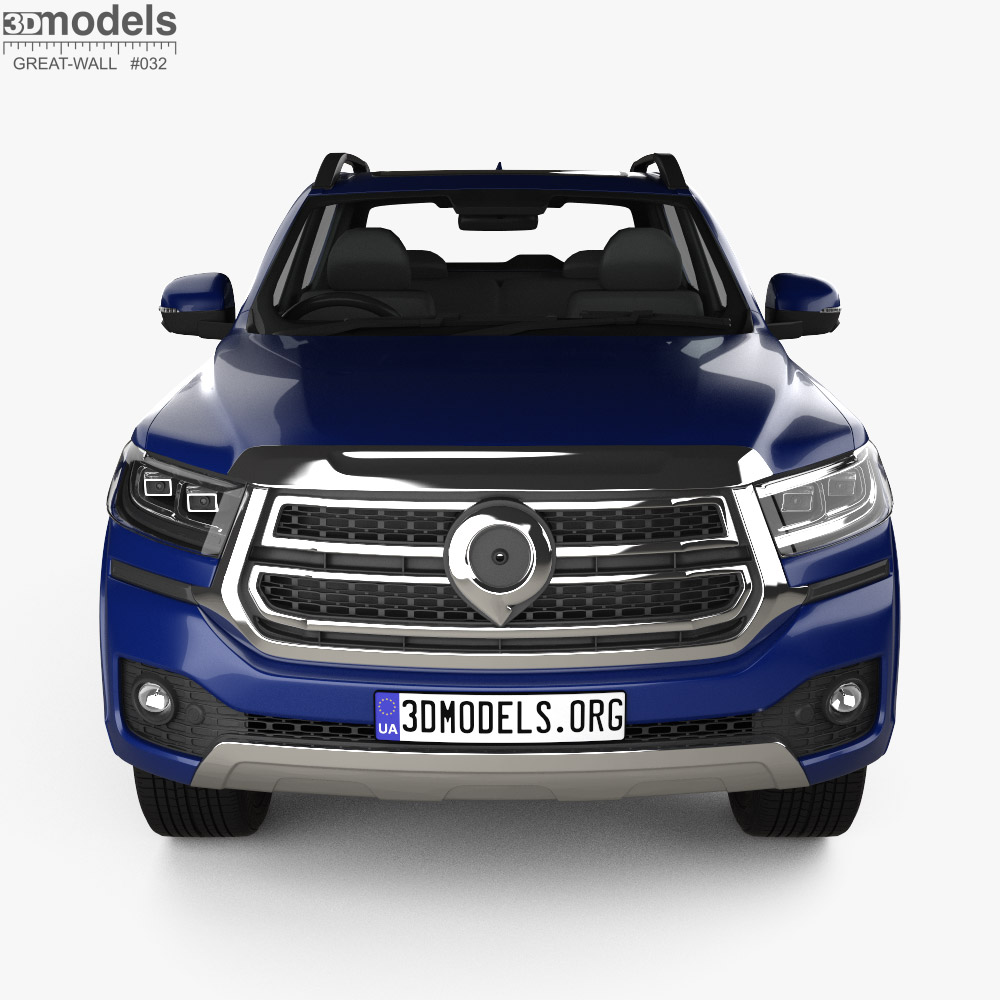 Great Wall P-series P300 Double Cab 2025 3D model - Download Pickup on ...