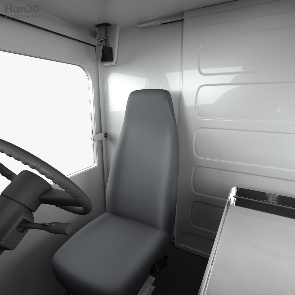 Grumman Long Life Vehicle with HQ interior 1994 3D model - Download Van ...