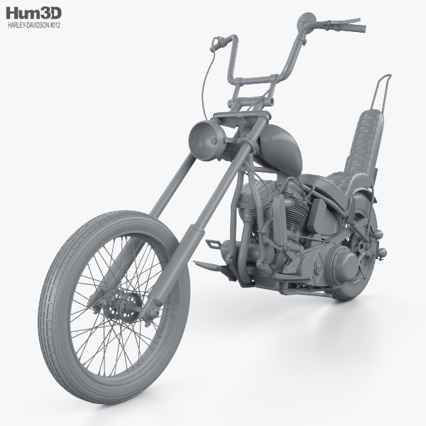 Harley-Davidson Easy Rider Captain America 1969 3D model - Download ...