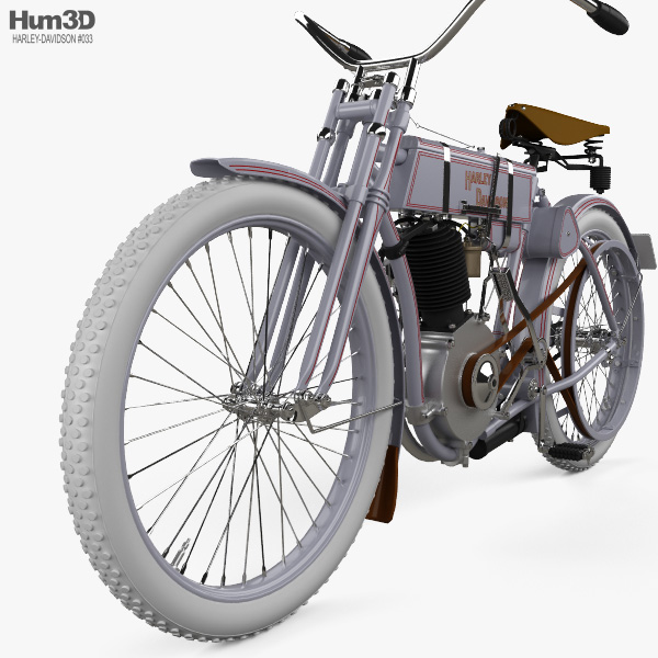 Harley-Davidson model 2 1906 Modelo 3D - Descargar Motocicletas ...