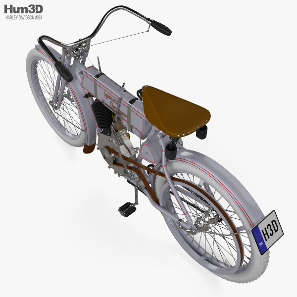 Harley-Davidson model 2 1906 Modelo 3D - Descargar Motocicletas ...