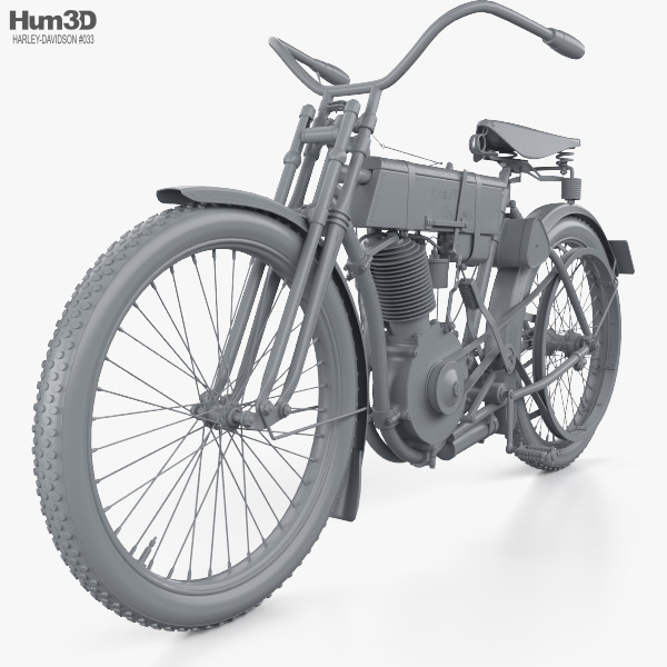 Harley-Davidson model 2 1906 Modelo 3D - Descargar Motocicletas ...