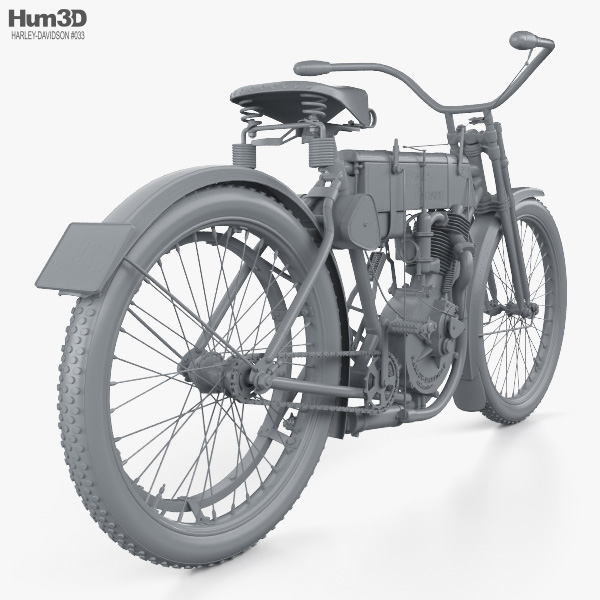 Harley-Davidson model 2 1906 Modelo 3D - Descargar Motocicletas ...