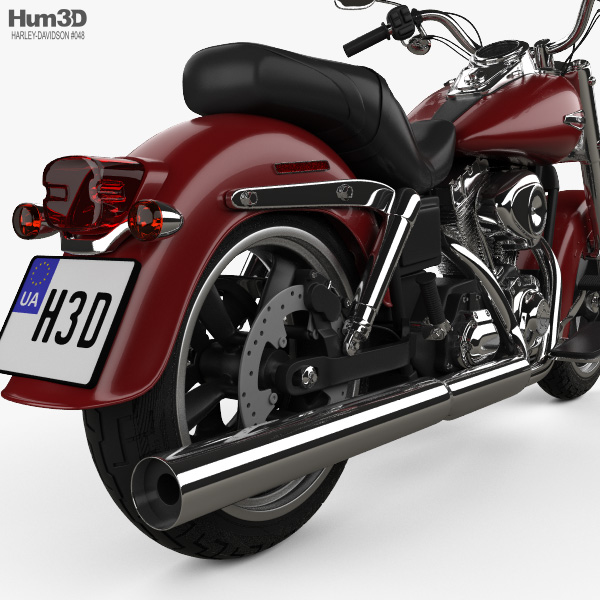 Harley-Davidson Dyna Switchback 2012 3D model - Download Motorcycle on ...