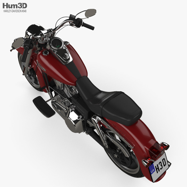 Harley-Davidson Dyna Switchback 2012 3D model - Download Motorcycle on ...