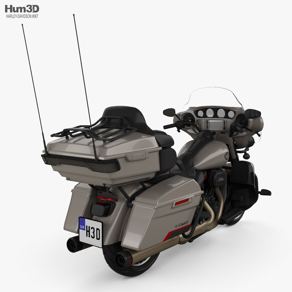 Harley-Davidson CVO limited 2020 3D model - Download Motorcycle on ...