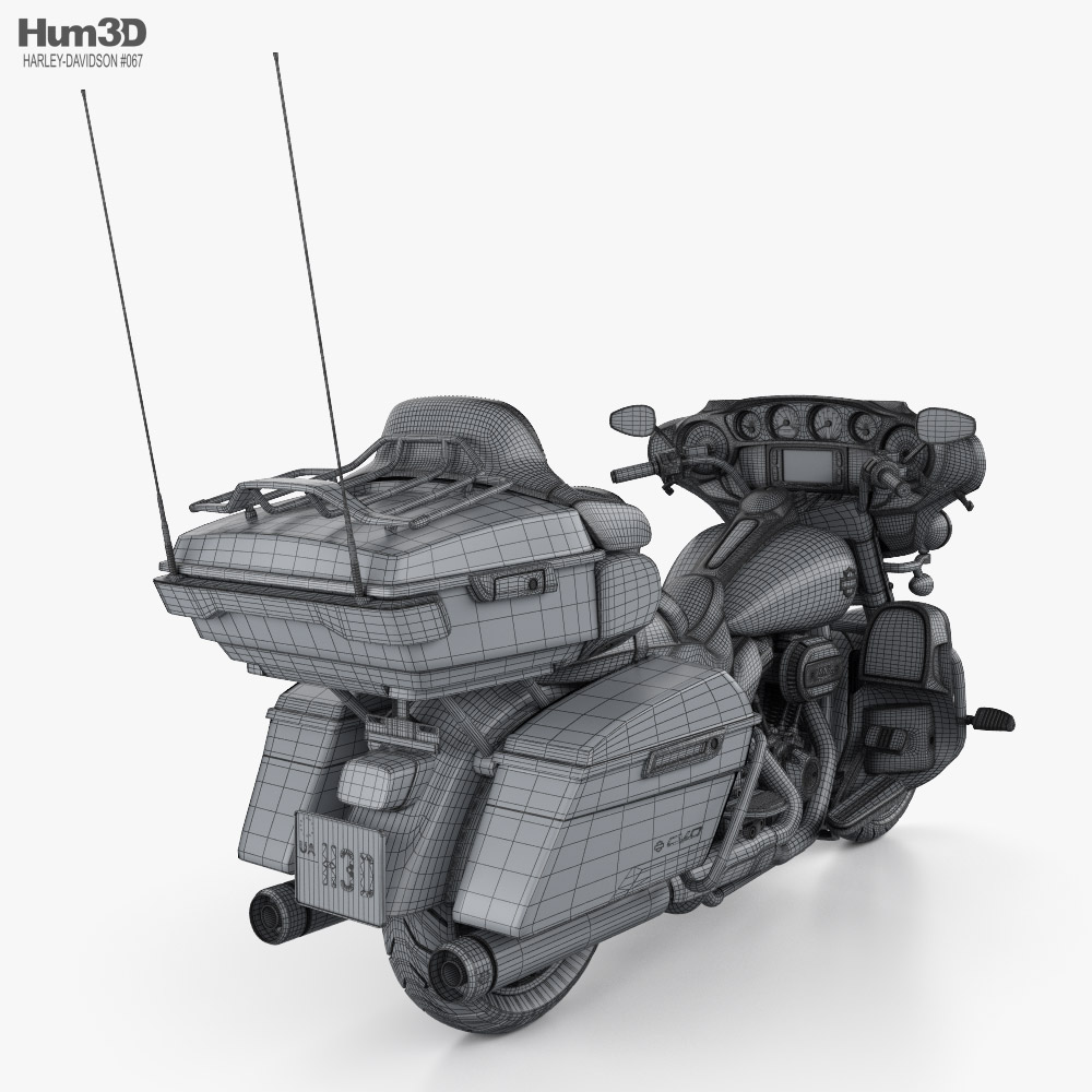 Harley-Davidson CVO limited 2020 3D model - Download Motorcycle on ...