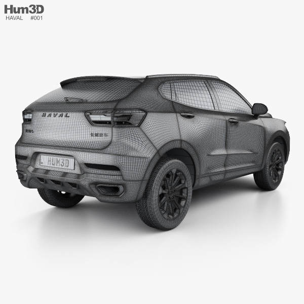 Haval F5 2021 3D model - Download Crossover SUV on 3DModels.org