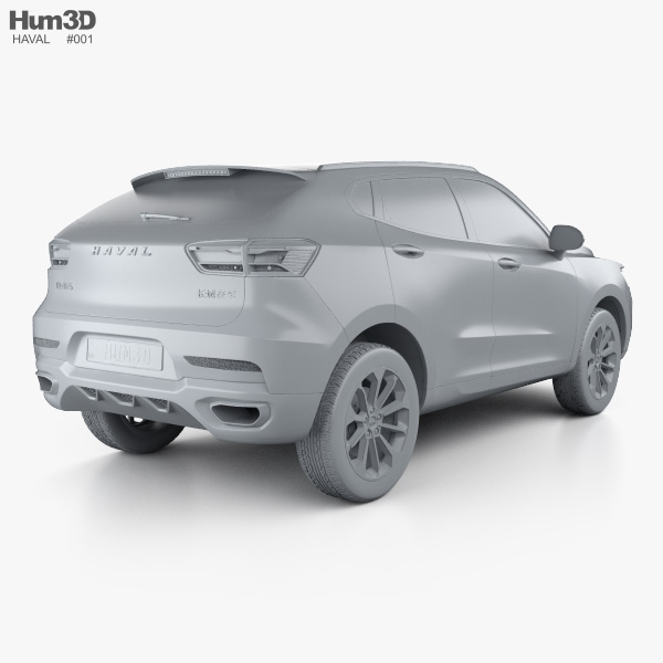 Haval F5 2021 3D model - Download Crossover SUV on 3DModels.org
